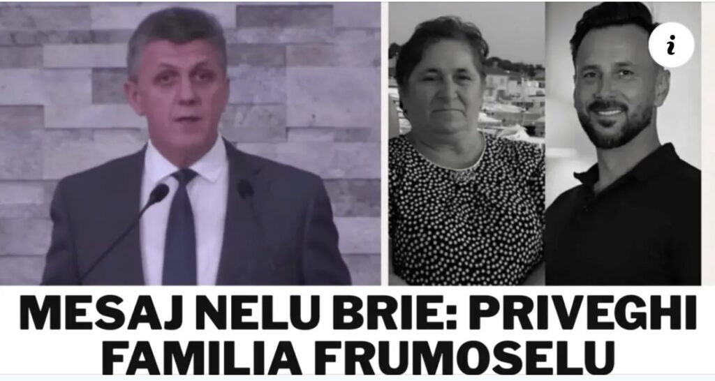 Mesaj Nelu Brie: Priveghi familia Frumoselu - dininimapentrutine.ro
